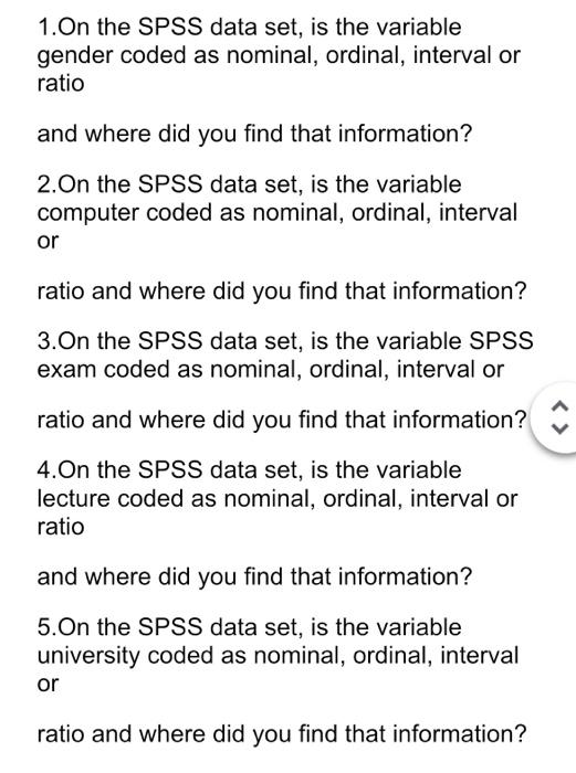 Solved Width Name Gender Type Numeric Numeric Decimals 0 1 | Chegg.com