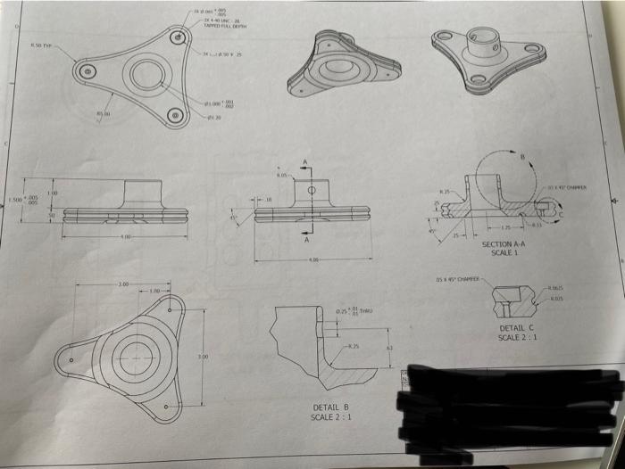 How to draw this on Inventor 2023? | Chegg.com
