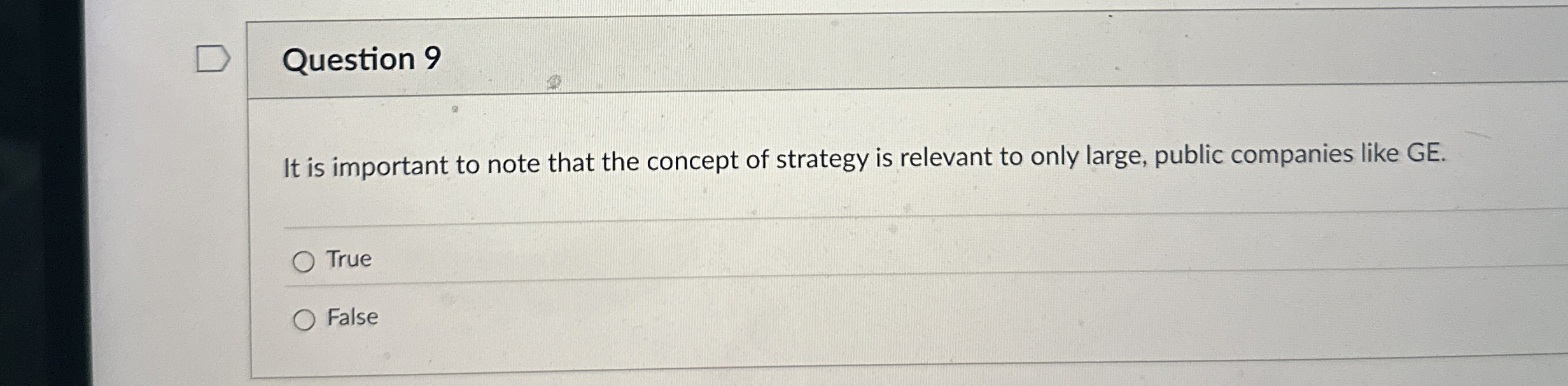 Solved Question 9It is important to note that the concept of | Chegg.com
