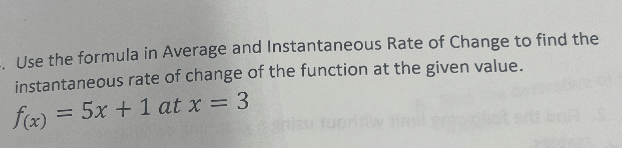 Solved Use the formula in Average and Instantaneous Rate of | Chegg.com