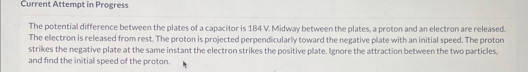 Solved Current Attempt in ProgressThe potential difference | Chegg.com