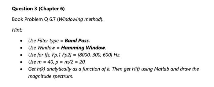 THE BOOK IS : Digital Signal Processing Using | Chegg.com