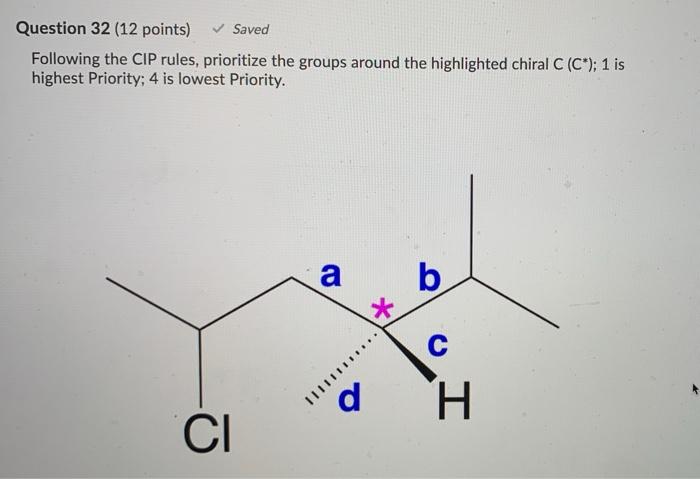 Solved Question 32 (12 points) Saved Following the CIP | Chegg.com