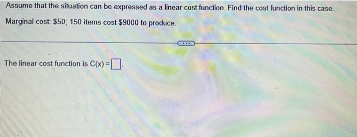 Solved Assume that the situation can be expressed as a | Chegg.com