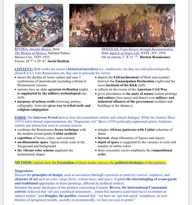 RIVERA, Ancient Mexico, from The History of Mexico, | Chegg.com