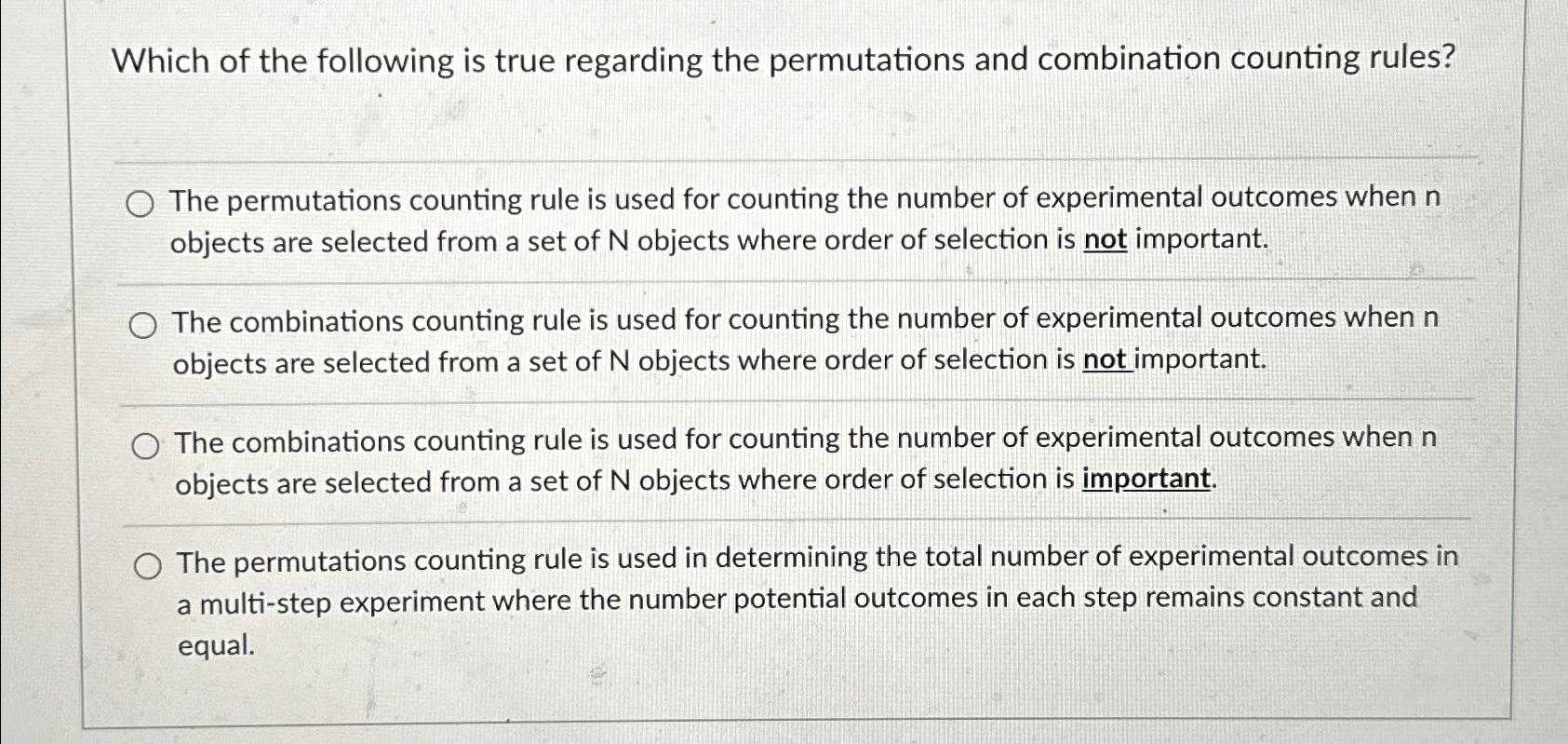 Solved Which of the following is true regarding the | Chegg.com