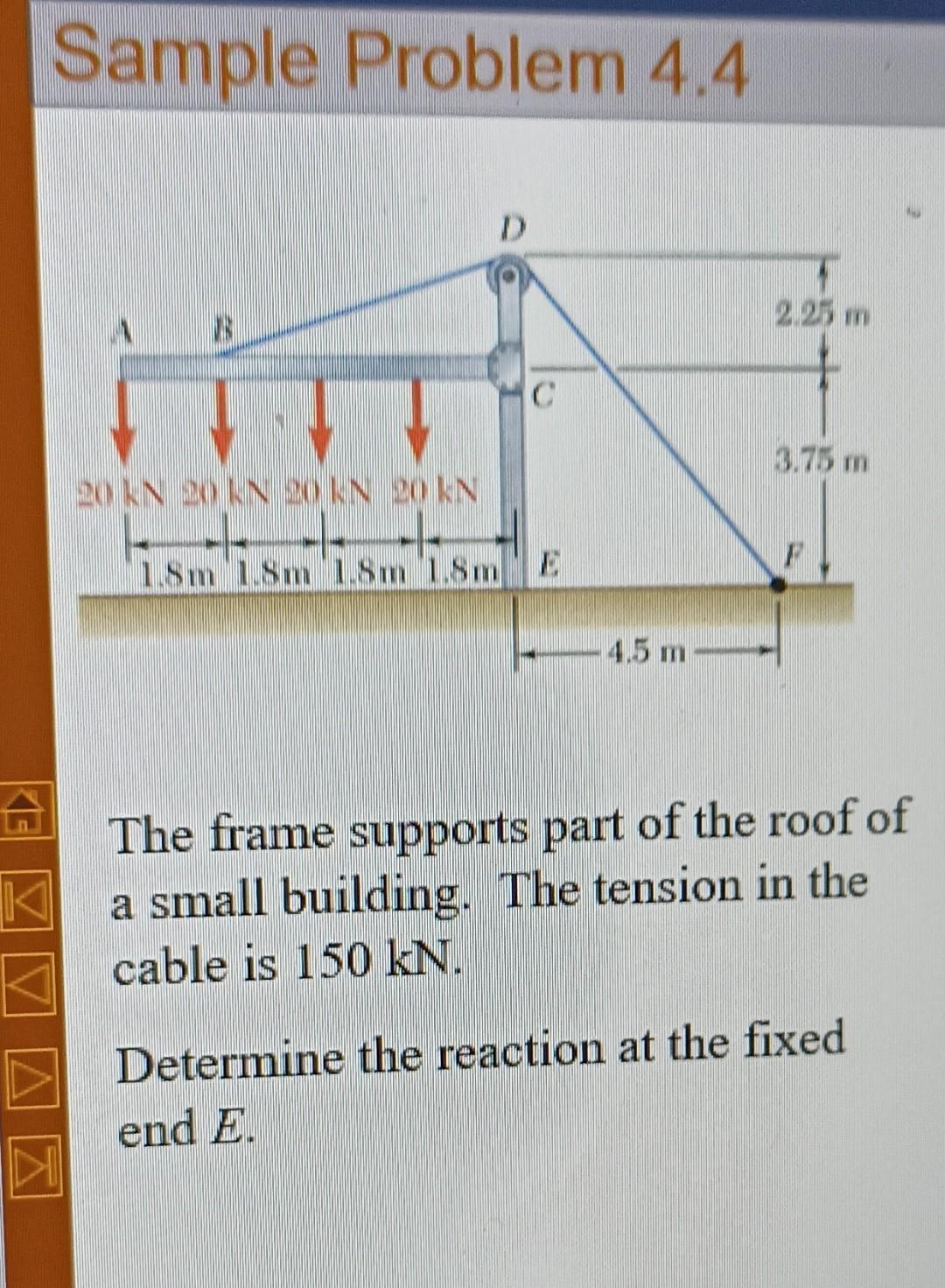 Solved - Repeat sample problem 4.4 when the tension in the | Chegg.com