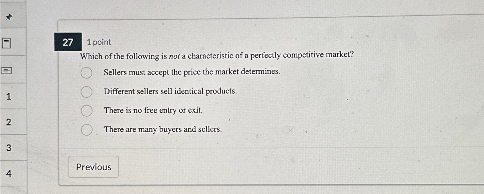 Solved 271 ﻿pointWhich of the following is not a | Chegg.com