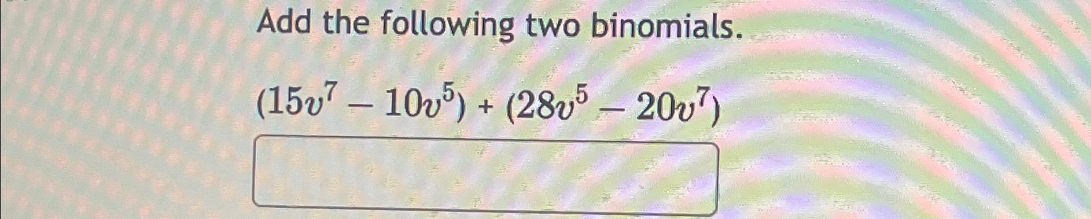 Solved Add the following two | Chegg.com
