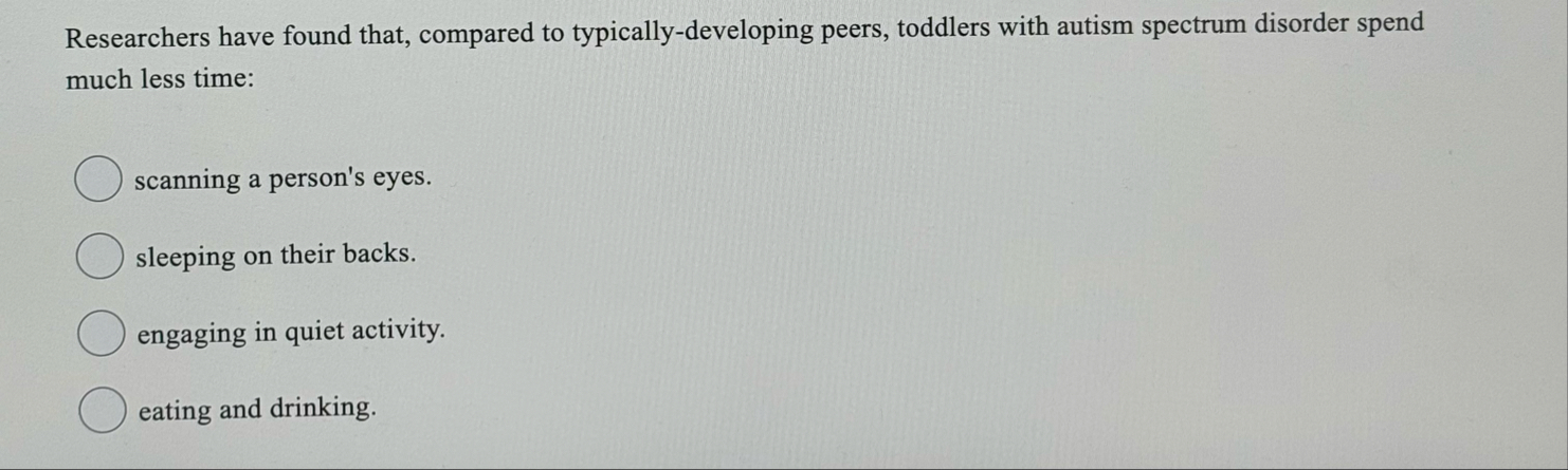 Solved Researchers have found that, compared to | Chegg.com