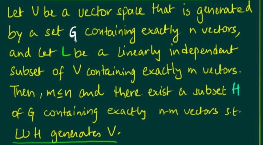 Solved Let U be a vector space that is generated by a set G | Chegg.com Solved Let U be a vector space that is generated by a set G | Chegg.com