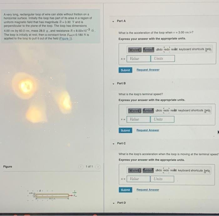 Solved Part A A very long, rectangular loop of wire can | Chegg.com