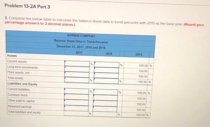 Solved Exercise 13-1 Building blocks of analysis LO C1 For | Chegg.com