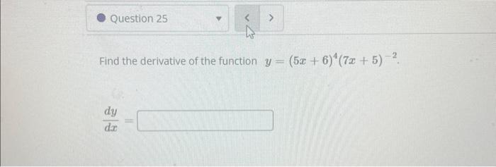 Solved Find the derivative of the function | Chegg.com