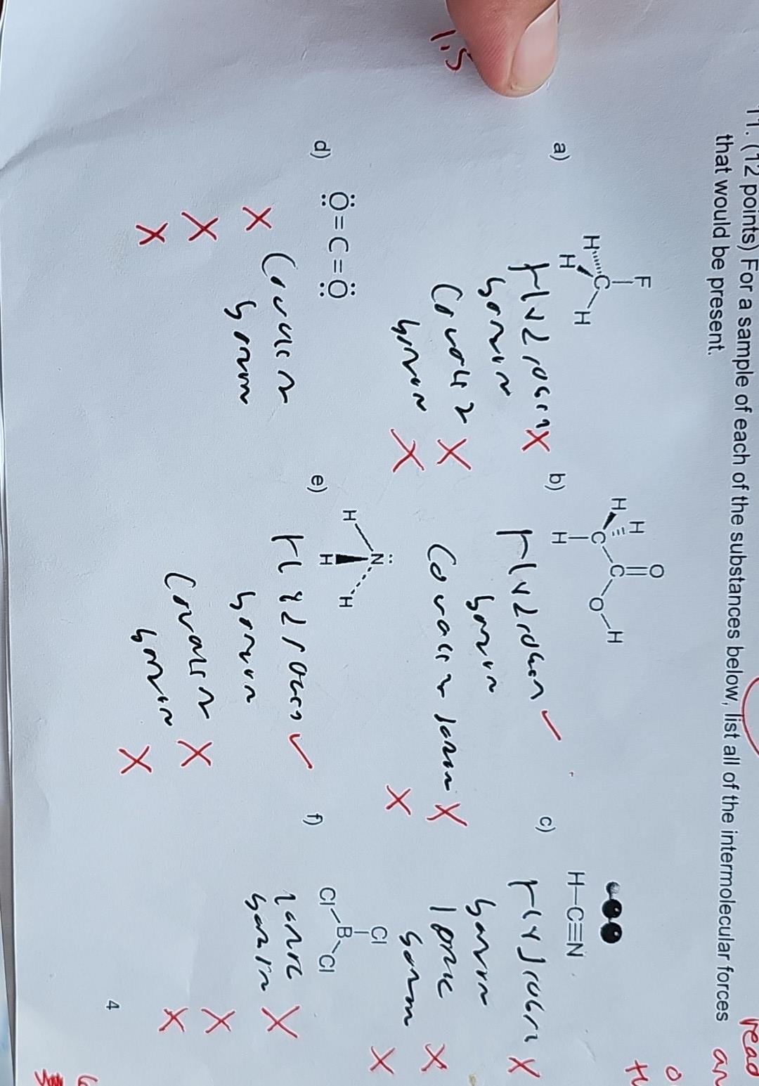 Solved 11. (12 points) For a sample of each of the | Chegg.com