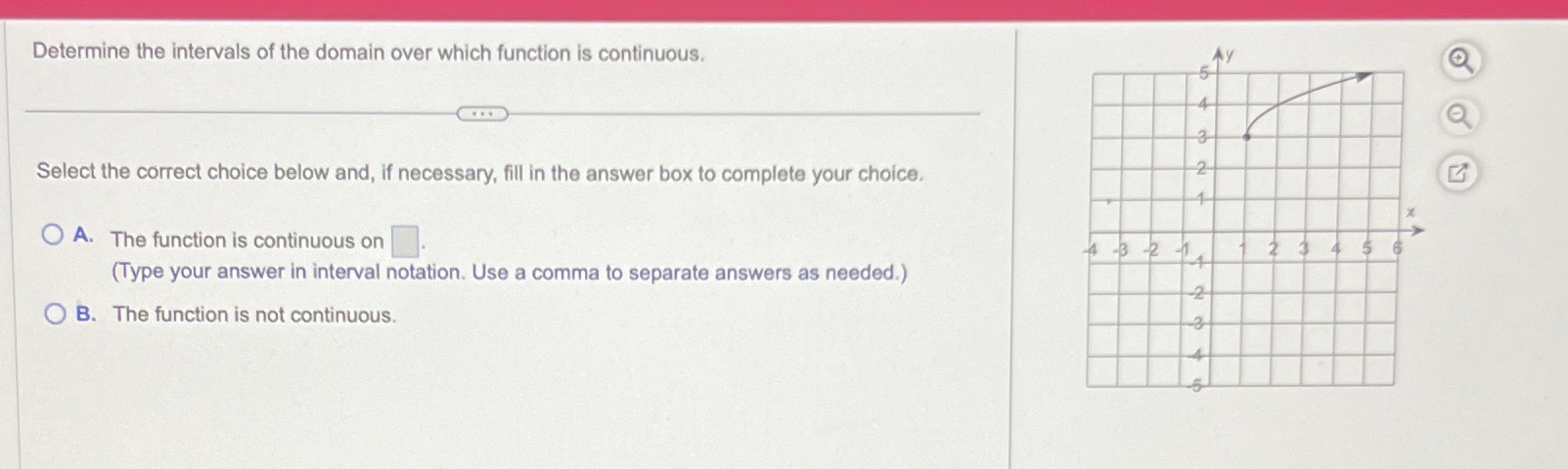 Solved Determine the intervals of the domain over which | Chegg.com