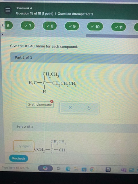 Solved Give the IUPAC name for each compound. | Chegg.com