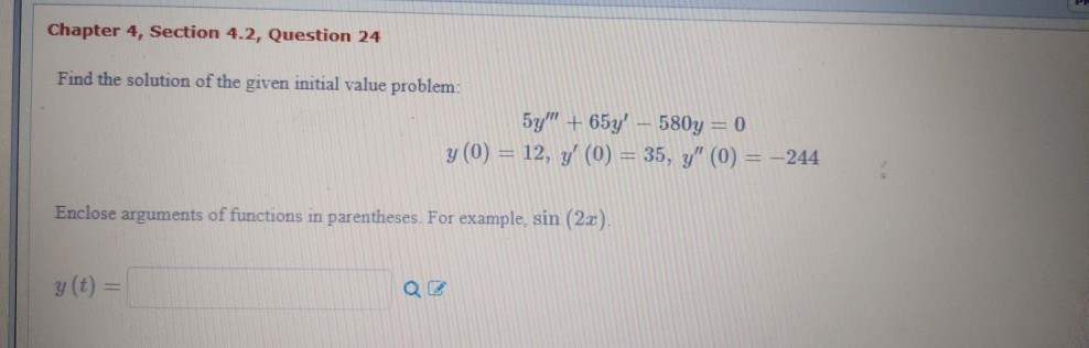 Solved Chapter 4, Section 4.2, Question 24 Find the solution | Chegg.com