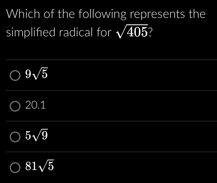 Solved Which of the following represents the simplified | Chegg.com