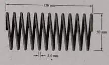 Solved The compression spring shown has a 10 mm pitch and | Chegg.com