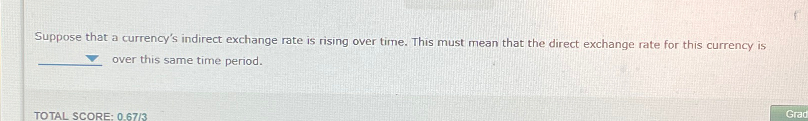 Solved Suppose that a currency's indirect exchange rate is | Chegg.com