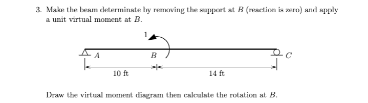 Solved Make the beam determinate by removing the support at | Chegg.com