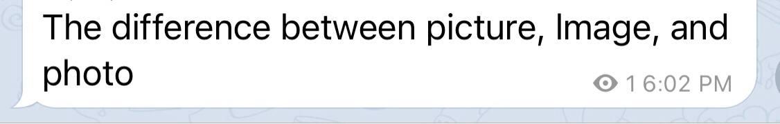 Solved The difference between picture, Image, and photo O | Chegg.com