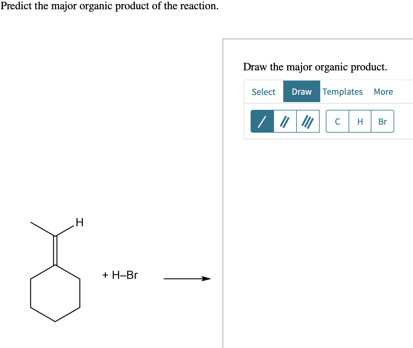 Solved Predict the major organic product of the | Chegg.com