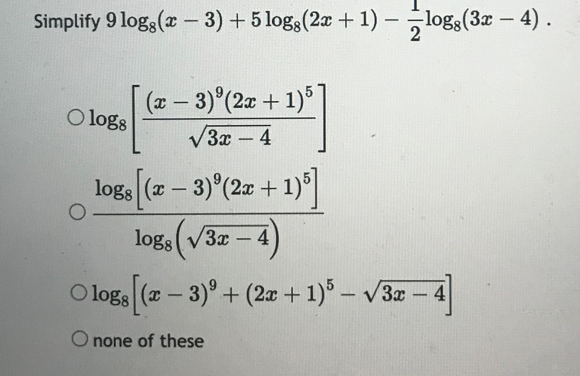Solved Simplify | Chegg.com