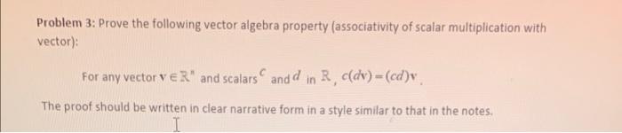Solved Problem 3: Prove the following vector algebra | Chegg.com