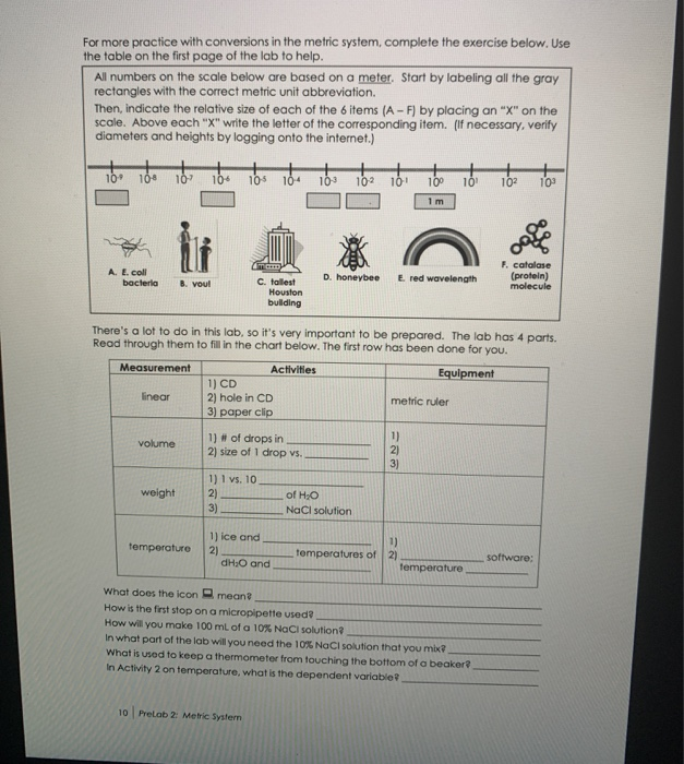 Solved For more practice with conversions in the metric | Chegg.com