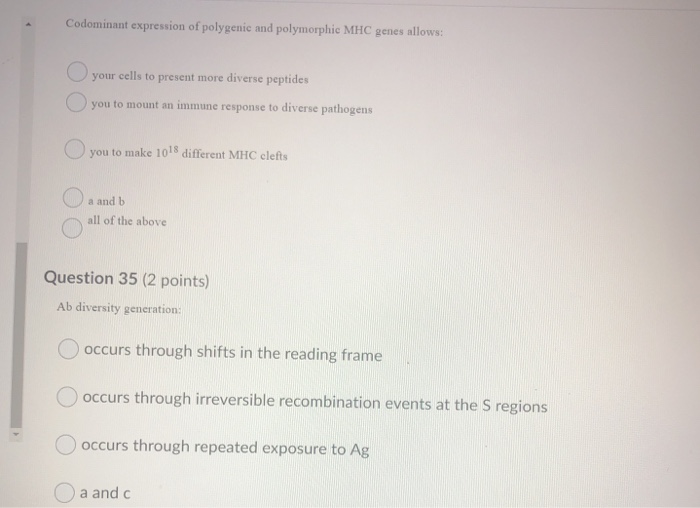 Solved Codominant expression of polygenic and polymorphic | Chegg.com