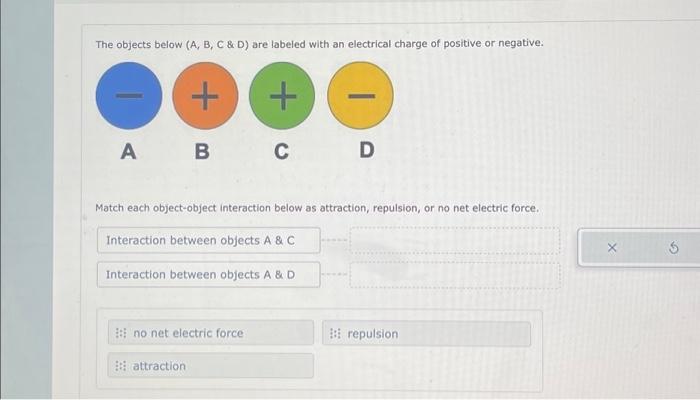 Solved The objects below (A, B, C & D) are labeled with an | Chegg.com