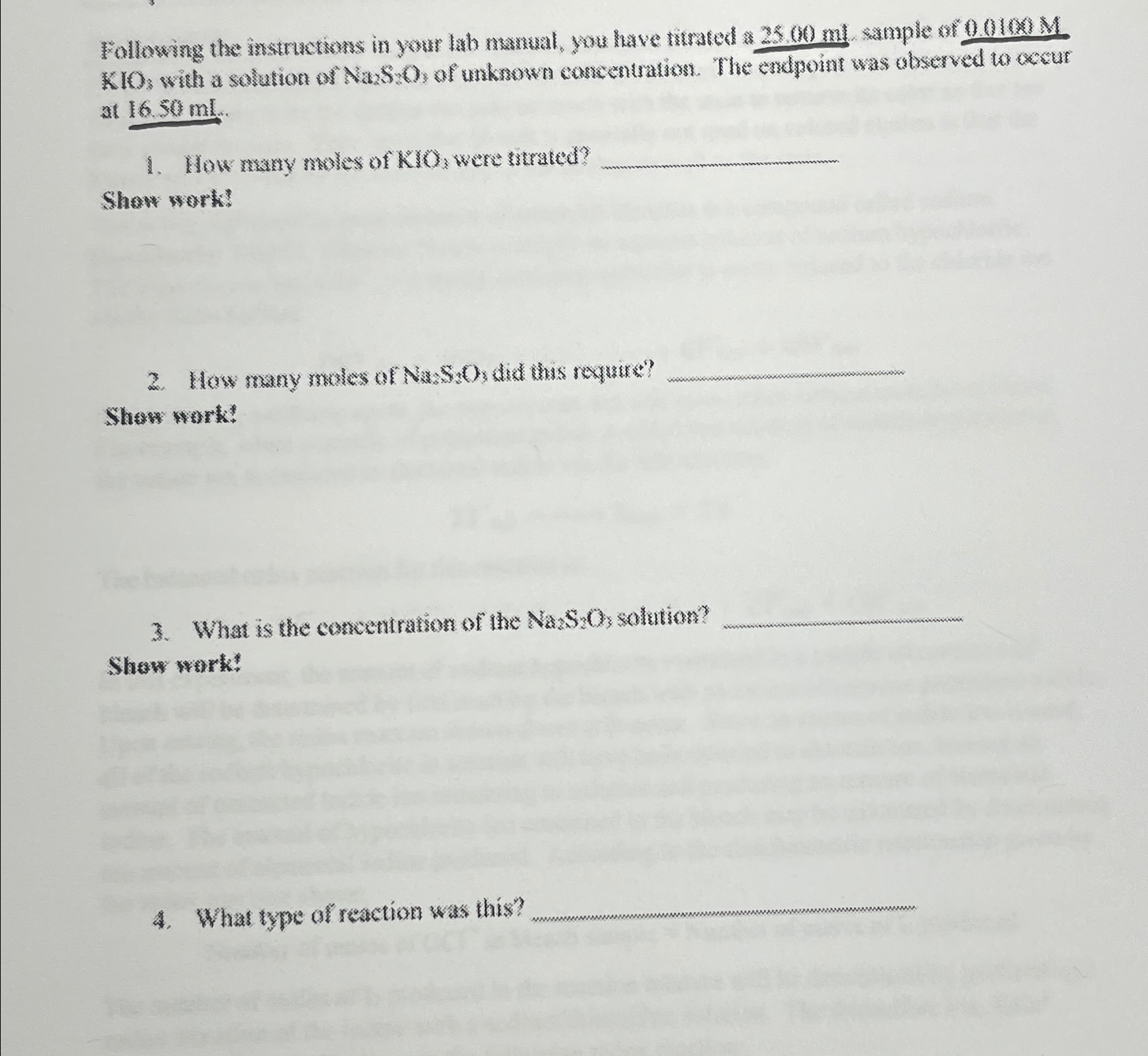 Solved Following the instructions in your lab manual you | Chegg.com