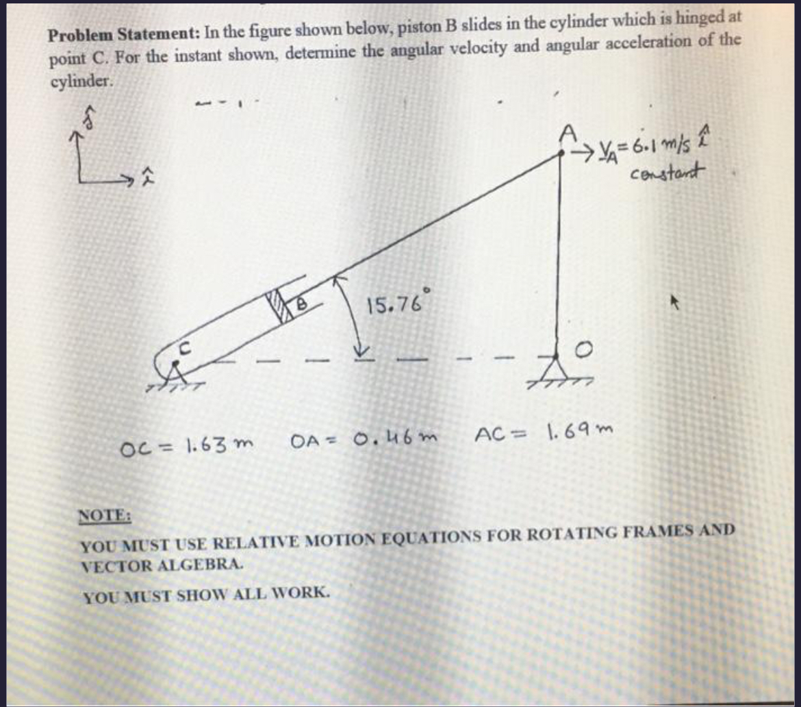 Solved Problem Statement: In the figure shown below, piston | Chegg.com