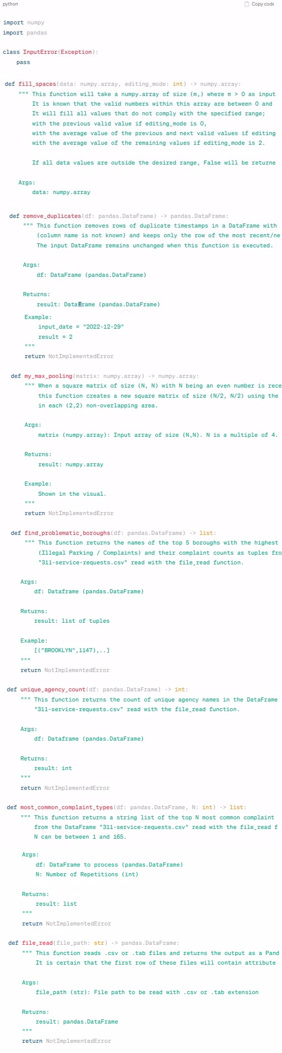 Please write Python code in an original and efficient | Chegg.com