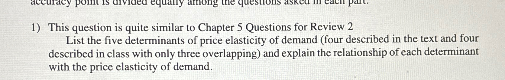Solved This question is quite similar to Chapter 5 | Chegg.com