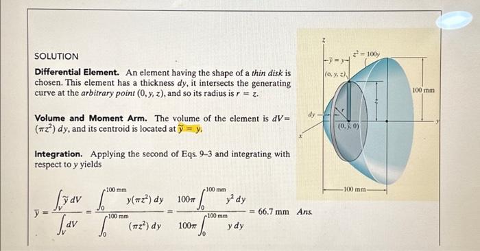 Solved statics question:how is the centroid of the | Chegg.com