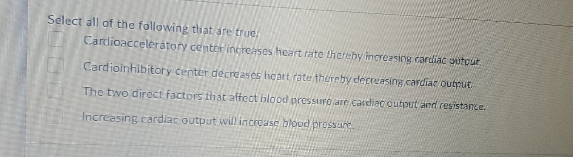Solved Select all of the following that are | Chegg.com