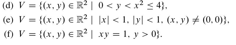Solved Sketch the following subsets V of R^2 ﻿and determine | Chegg.com