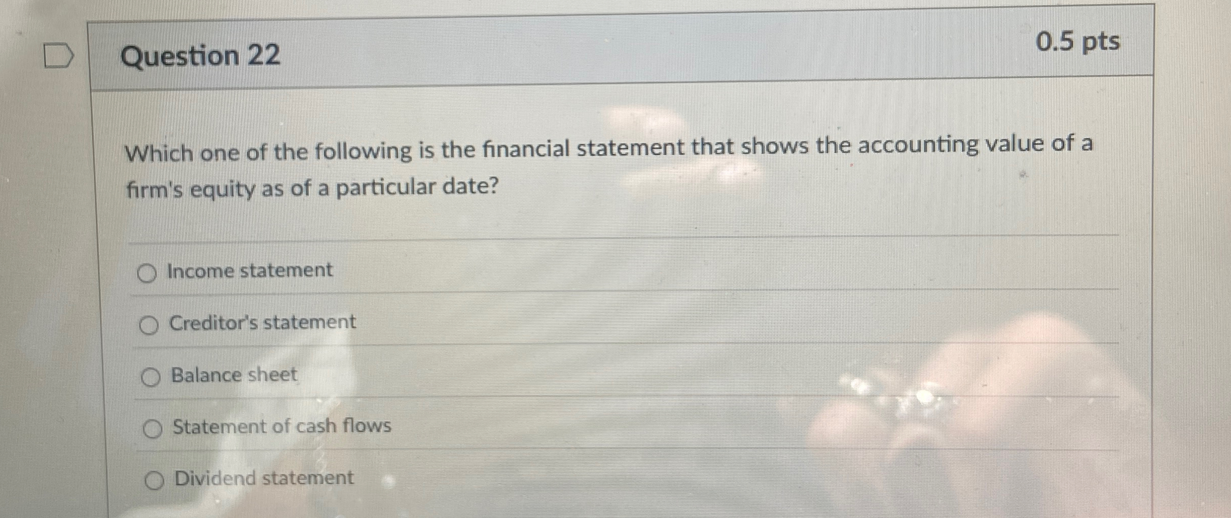 Solved Question 22Which one of the following is the | Chegg.com