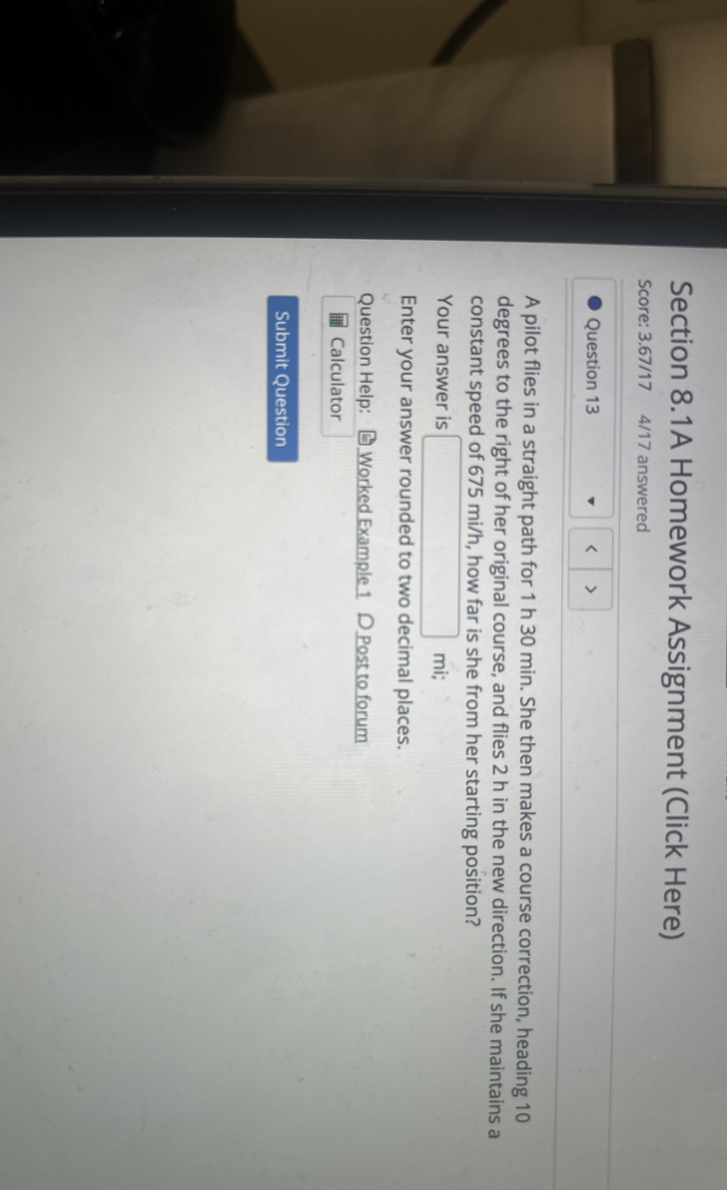 Solved Section 8.1A Homework Assignment (Click Here)Score: | Chegg.com