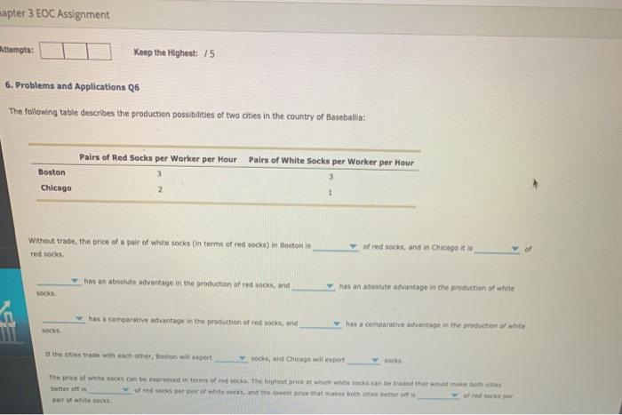Solved mapter 3 EOC Assignment Attempts: Keep the Highest: | Chegg.com