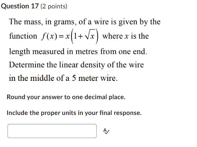 Solved Question 20 (2 points)Question 17 (2 points)The | Chegg.com Solved Question 20 (2 points)Question 17 (2 points)The | Chegg.com