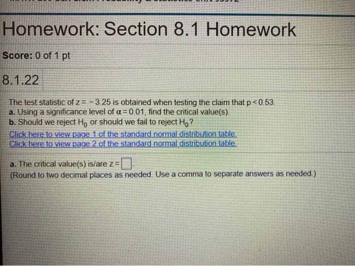 Solved Homework Section 8 1 Homework Score 0 Of 1 Pt