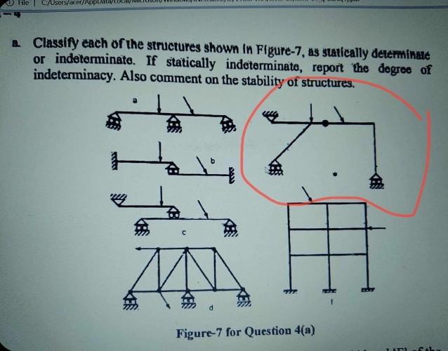 Solved a. Classify each of the structures shown in Figure-7, | Chegg.com