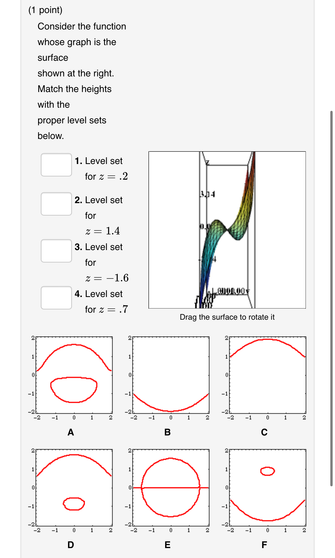 Solved (1 ﻿point)Consider the functionwhose graph is | Chegg.com