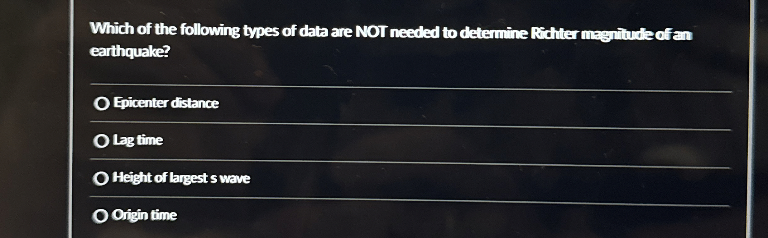 Solved Which of the following types of data are NOT needed | Chegg.com