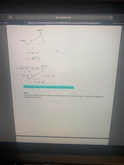Solved Submission> 1. myMath.h if you used it. 2. | Chegg.com