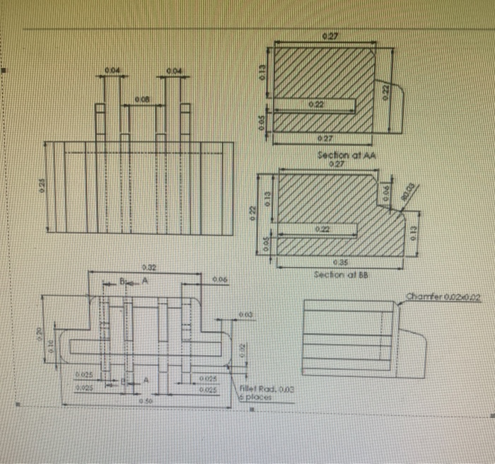 Solved 7. Create the AMP connector model shown in Figure | Chegg.com